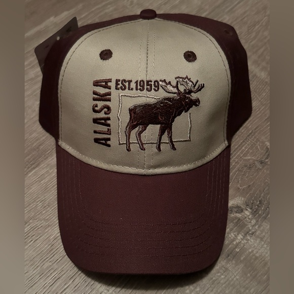 Accessories | Alaska Moose Cap Hat Brown Buckle Style Ace Headwear Usa ...